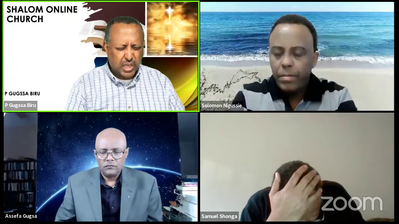 Copy of SHALOM ONLINE CHURCH MINI.,P Gugssa Biru, P Asefa Gugssa, P ...