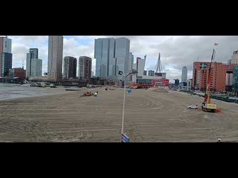 Voortgang Strand 🏖 RIJNHAVEN #Rotterdam #Feijenoord #StadsStrand # ...
