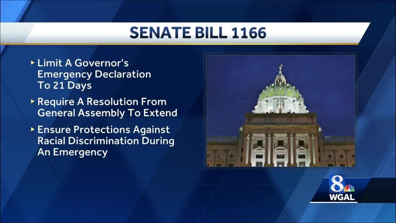 Pennsylvania legislature bill aims to limit governor's emergency ...