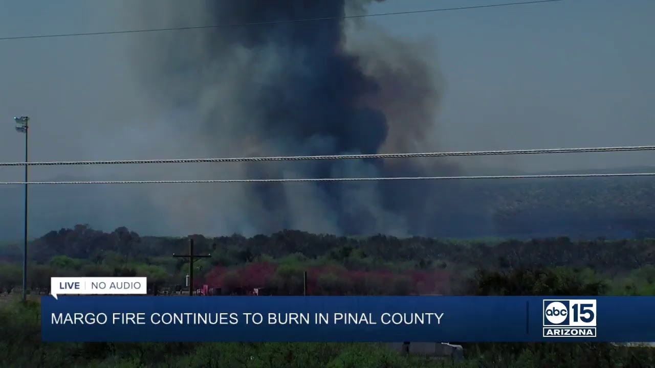 NOW: Crews continue to battle 500-acre Margo Fire in east Pinal County ...