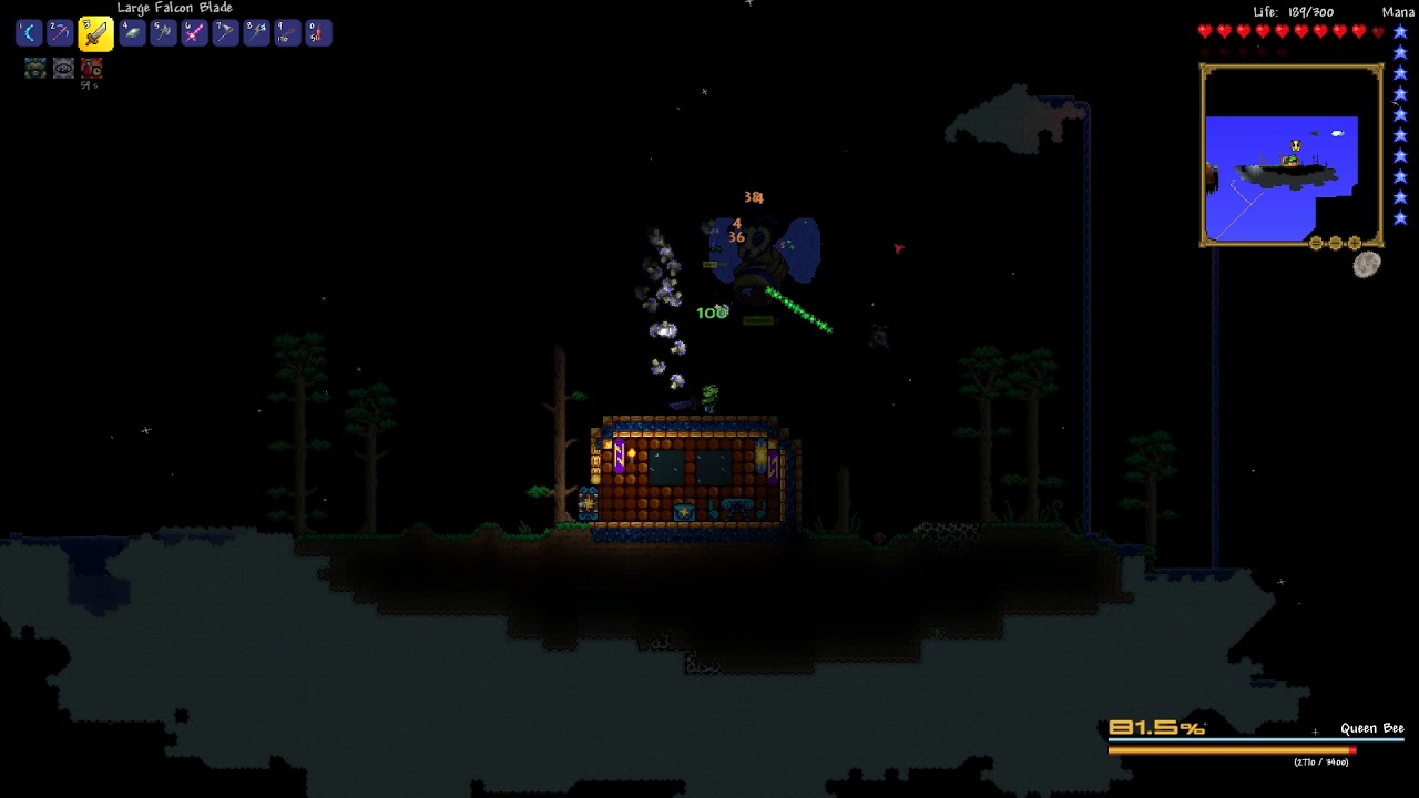 Tmod Calamity Sky Queen Bee Kill - YouTube