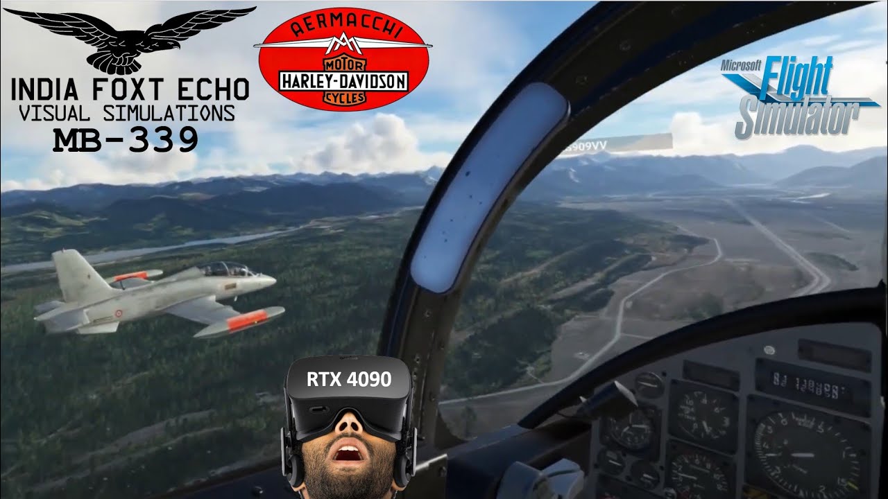 Aermacchi MB-339 Formation Flying in VR | with Real Air Force Pilot ...