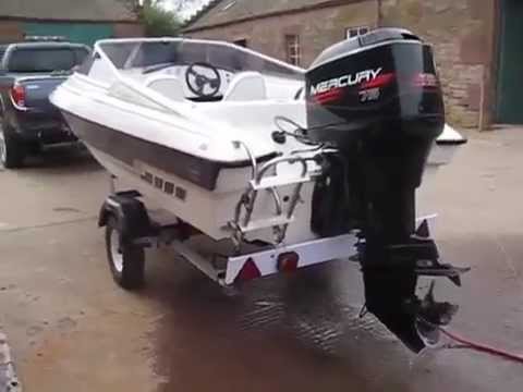 How to start a boat engine. - YouTube
