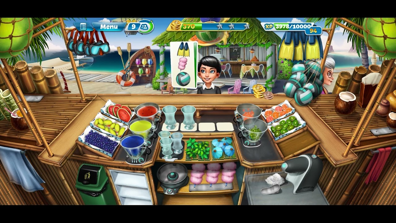 Cooking Fever Paradise Cocktail Bar Level 20 - YouTube