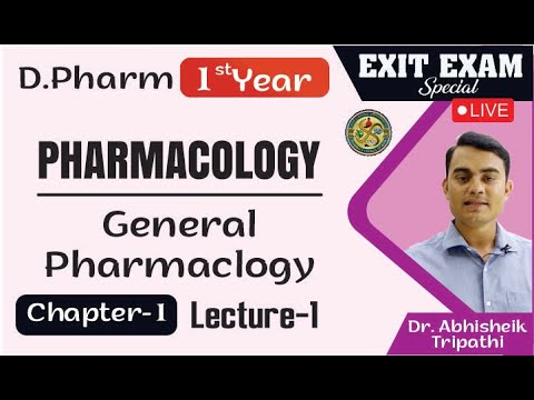 Genera Pharmacology | Chapter-1 (Lecture-1) Exit Exam | D.Pharm 2nd ...