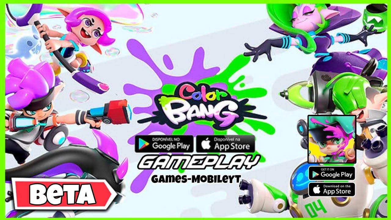 Color Bang Beta / Gameplay (Android/IOS) #gamesmobile #colorbang # ...