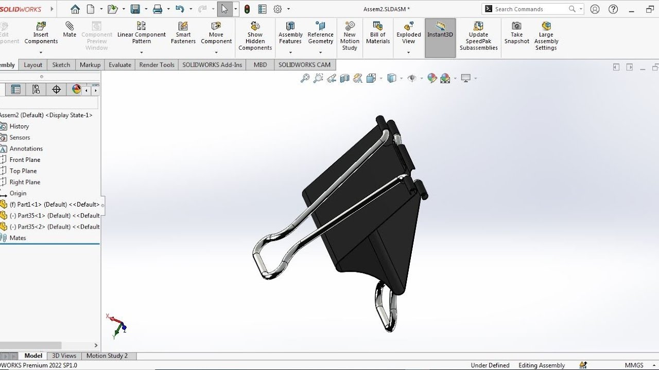 How To Make Paper Clip on Solidworks - YouTube