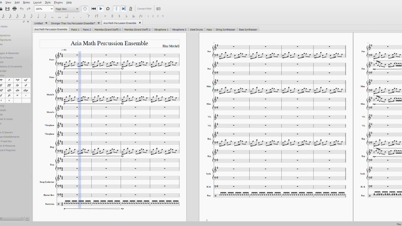 Aria Math Percussion Ensemble - YouTube