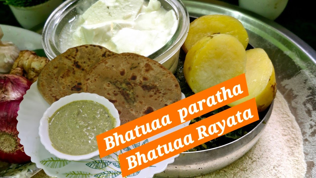 Bhatuaपराठा कैसे बनाये bhatuaa Aalu paratha or Rayata live easy 🤔 kaise ...