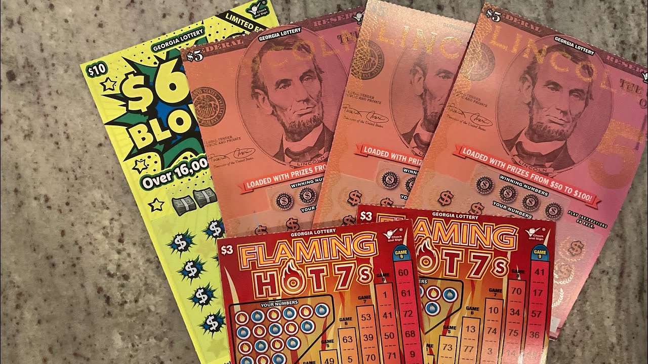 Georgia Lottery Flaming 🔥 Hot 7s, Lincolns and $600 Blowout Scratch Off ...