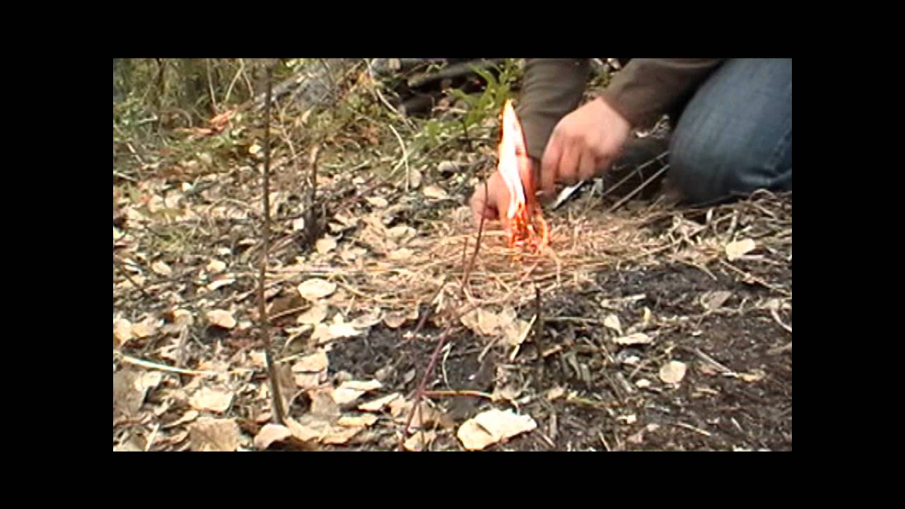 Burning Things (06): Starting a fire with Swedish Fire Steel - YouTube