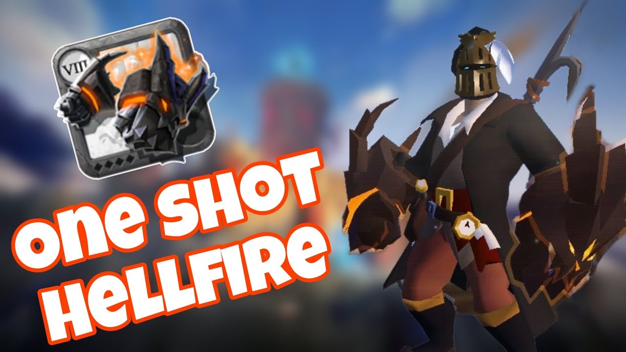 One Shot Hellfire!! Albion Online Mobile - YouTube