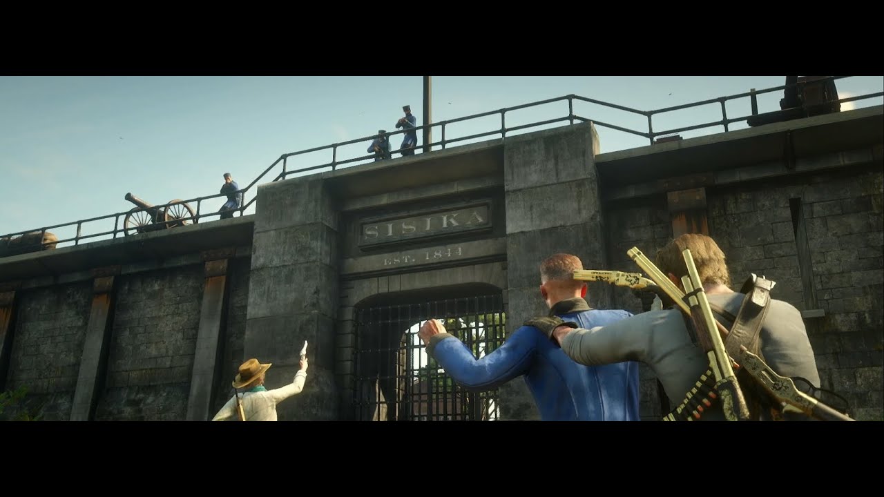 Red Dead Redemption 2 | Busting John Marston Out of Prison in Visiting ...