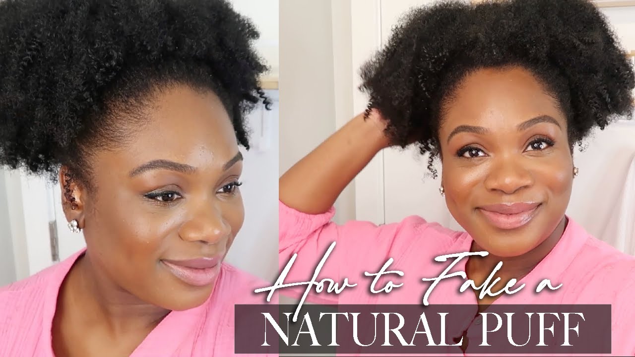 How To Fake A Natural Puff | Easiest Cheapest Most Natural Fake Puff ...