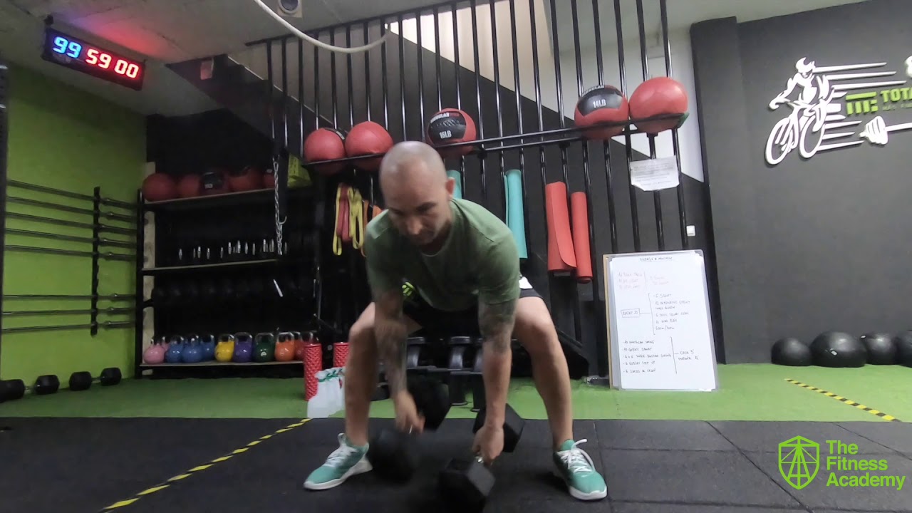 Dumbbell Gorilla Row (TFA) - YouTube