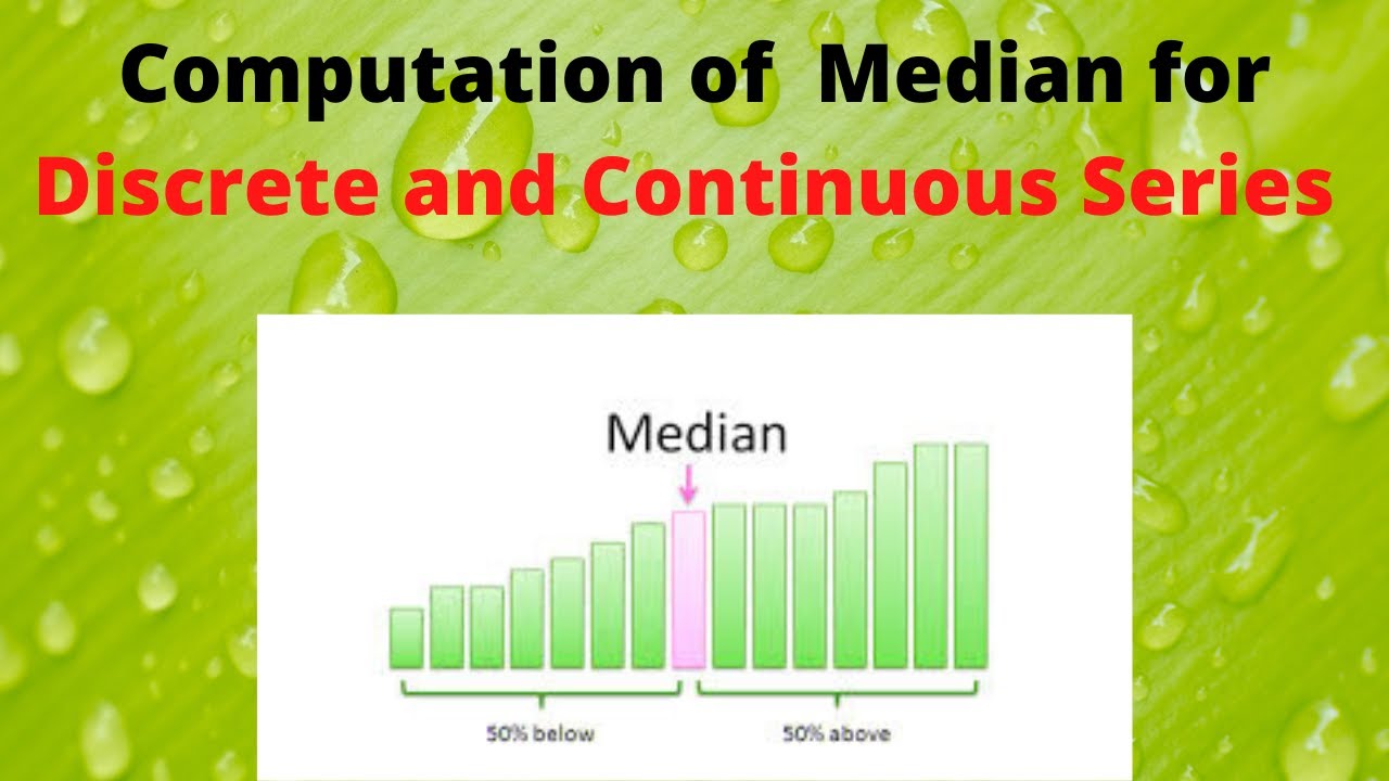How to find Median for Discrete and Continuous Series | Measure of ...