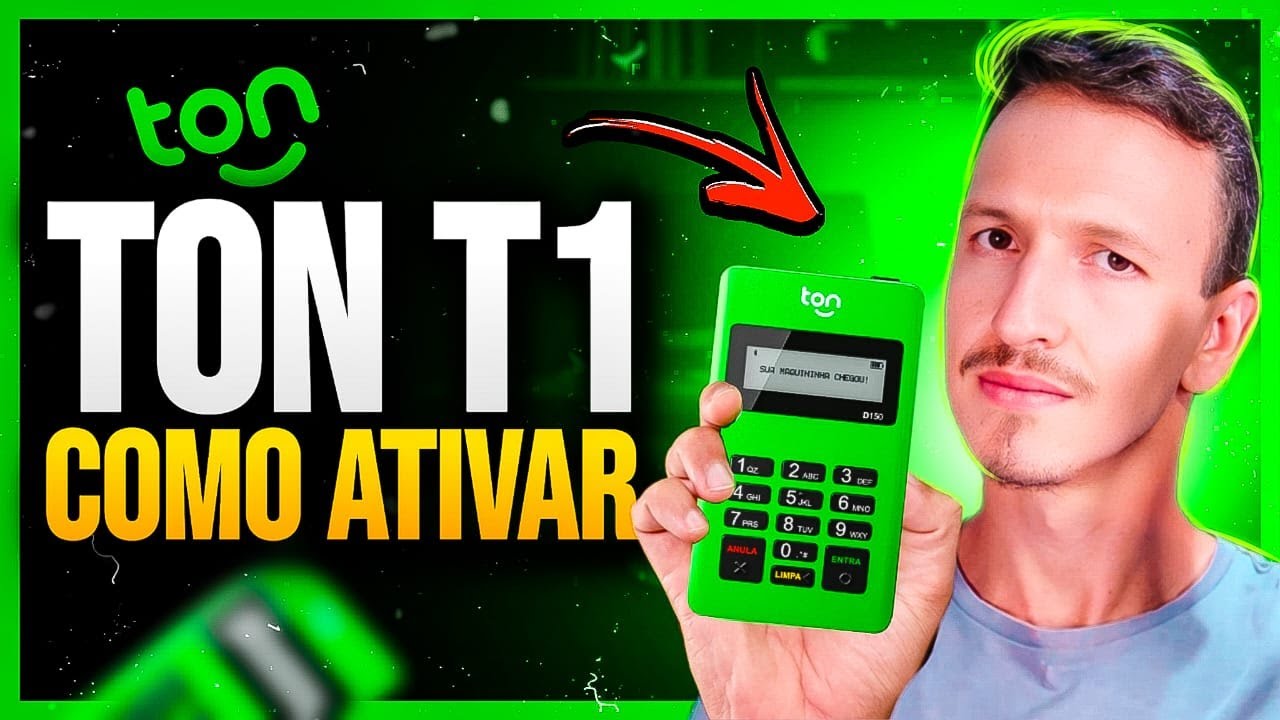 COMO ATIVAR a Maquininha Ton T1 - Passo a Passo SIMPLES #ton - YouTube