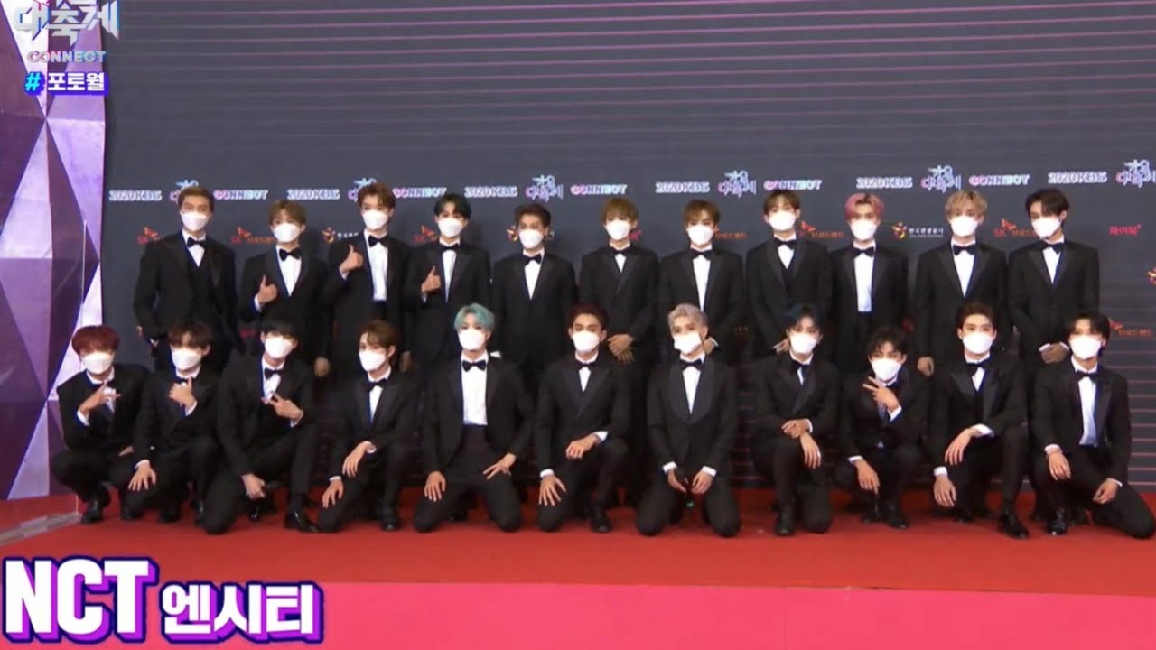 [NCT(엔시티)] 2020 KBS 가요대축제 레드카펫 포토월 │2020 KBS [ Song Festival] Red ...