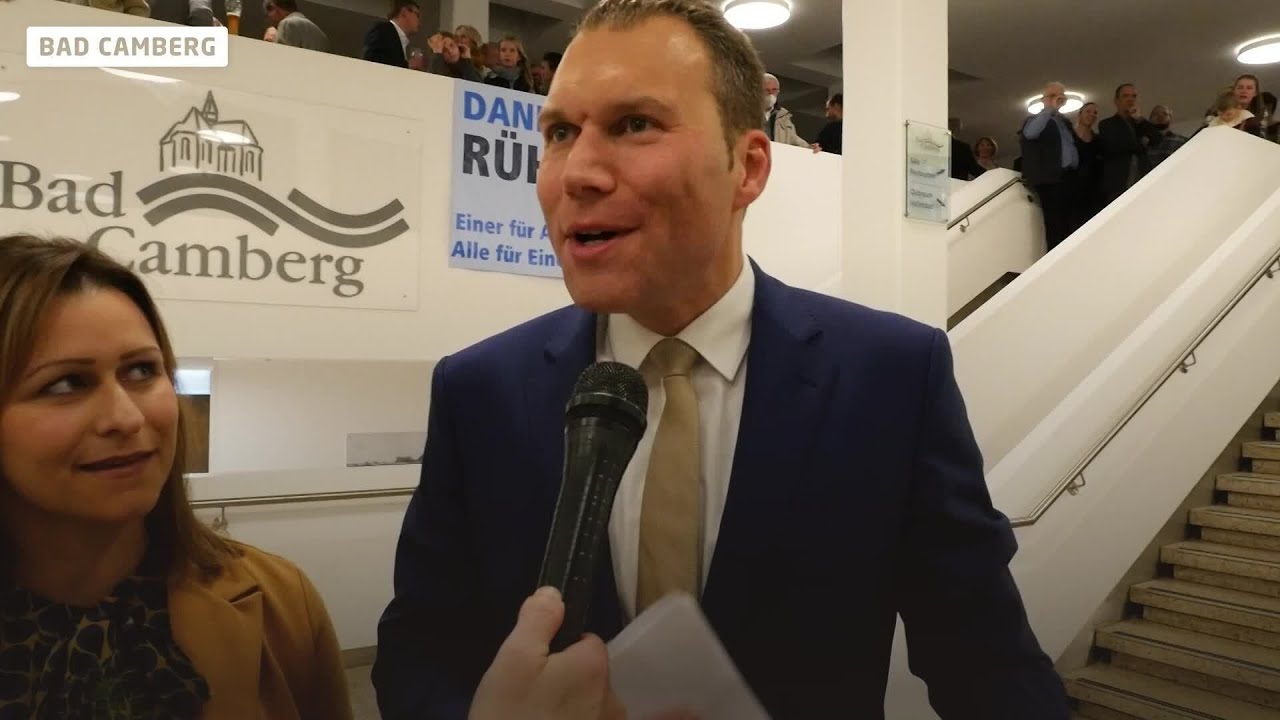 Daniel Rühl siegt bei Bürgermeisterwahl in Bad Camberg klar - YouTube