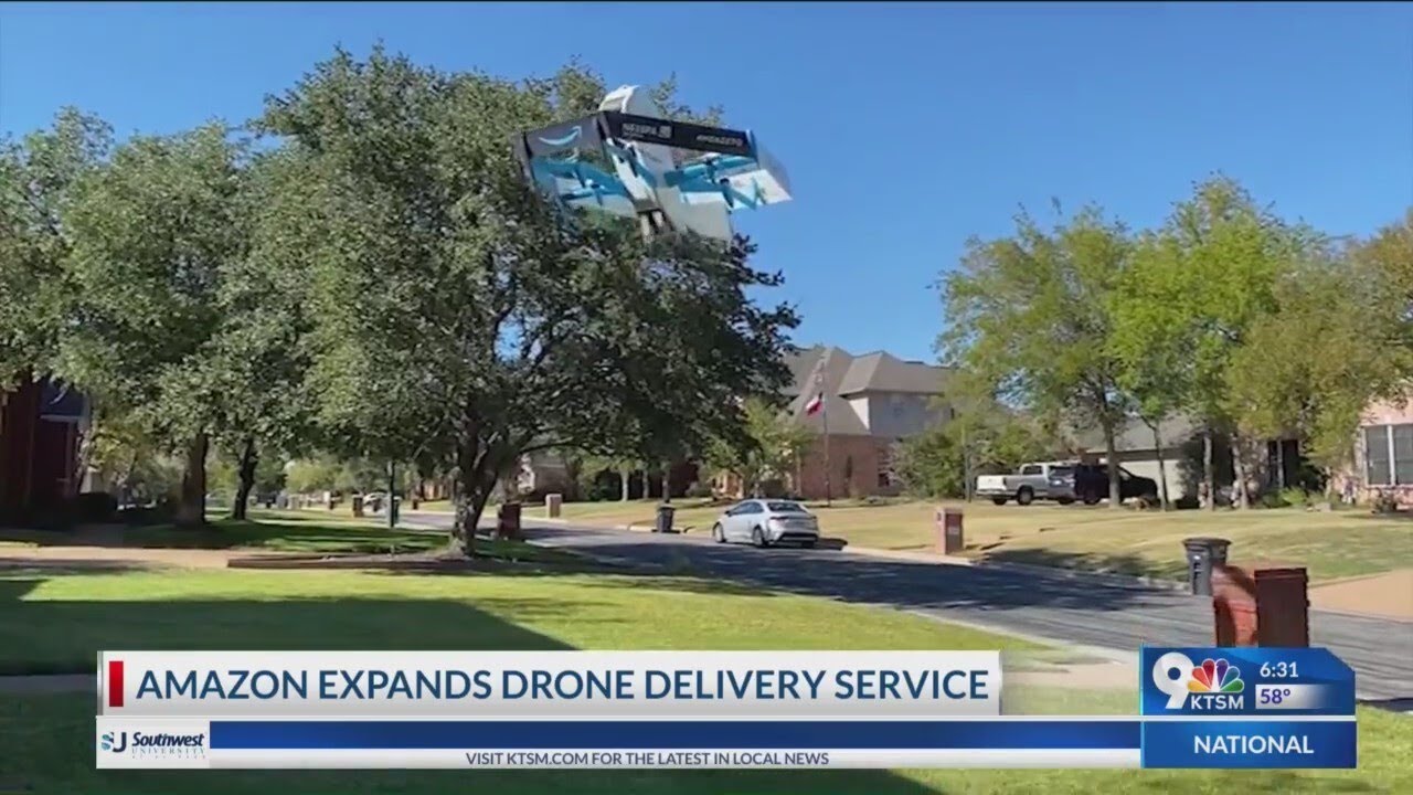 Amazon expands drove delivery service - YouTube