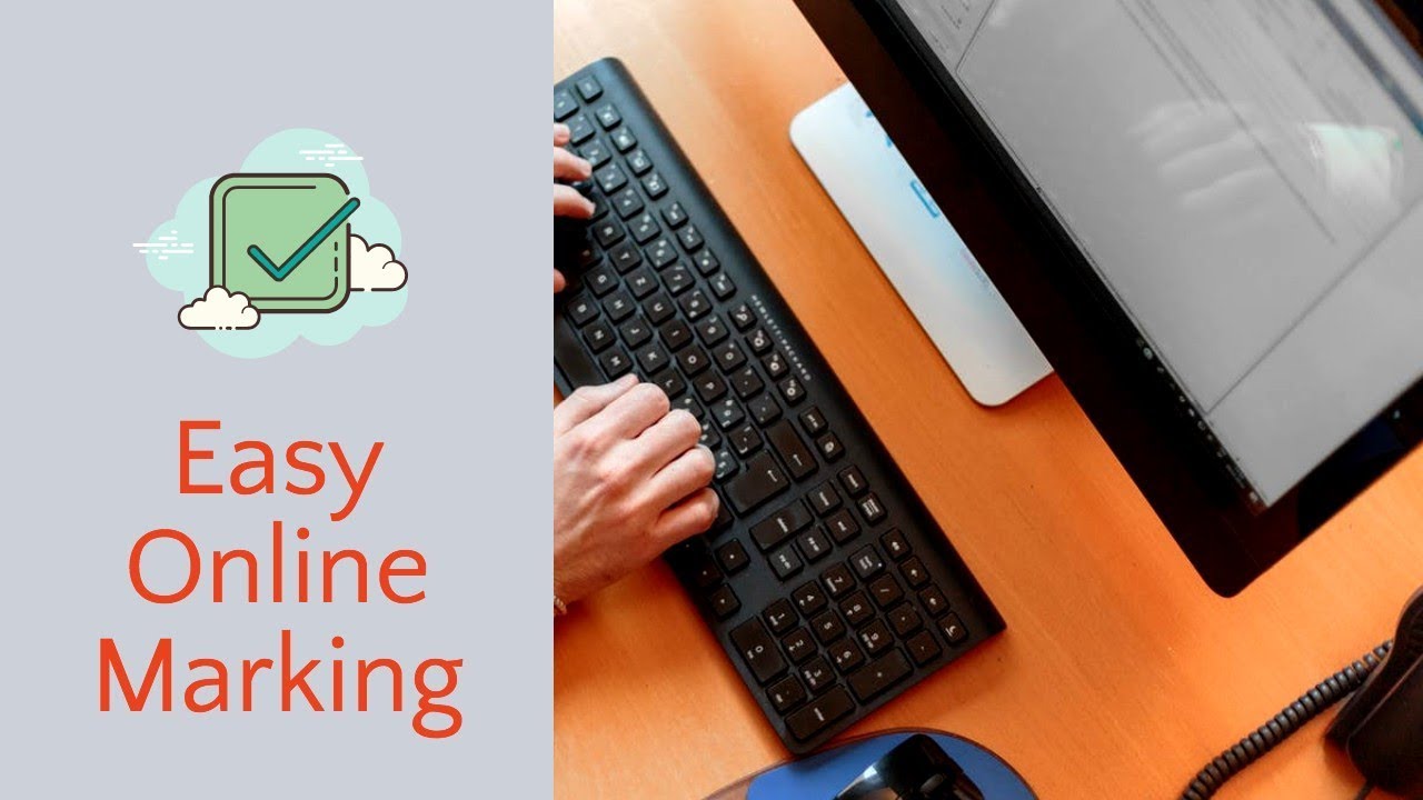 Online marking of Assignments - YouTube