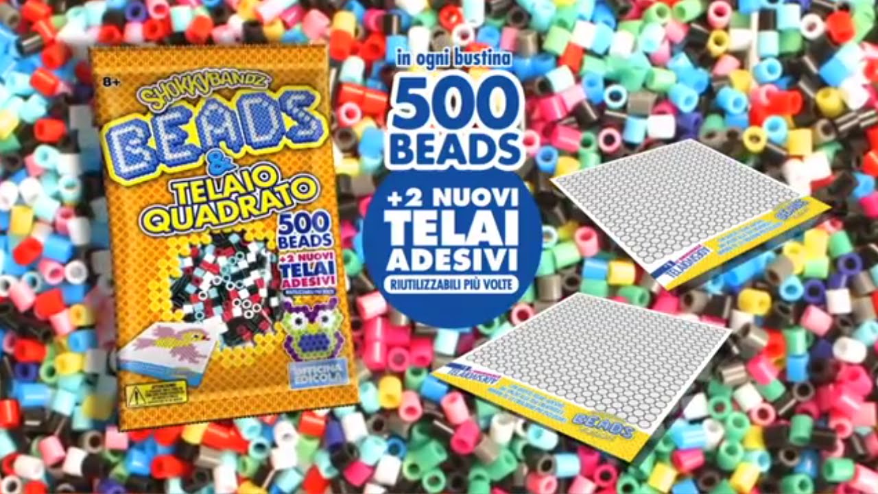 Recensione Telai Adesivi Shokky Bandz beads fusion - YouTube