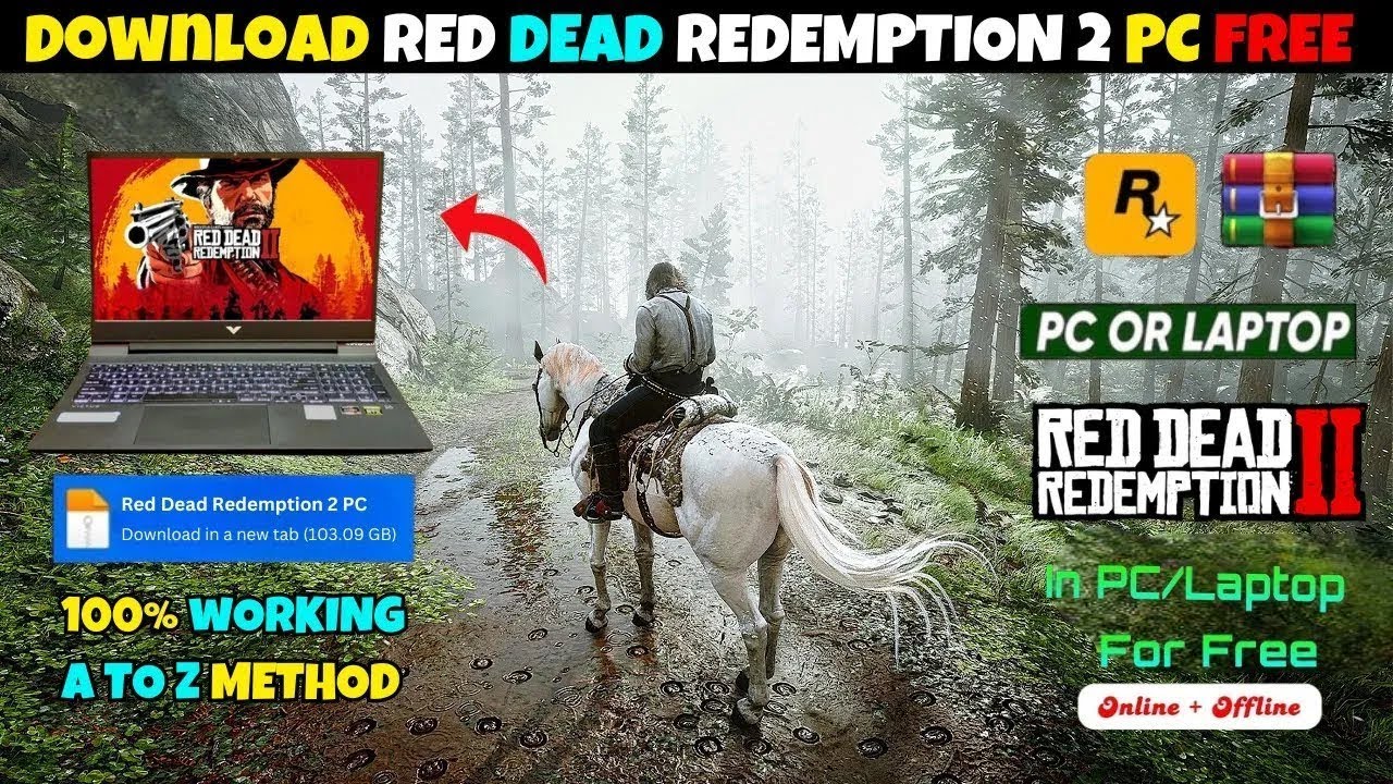 How to download red dead redemption 2 on pc for free | red dead ...