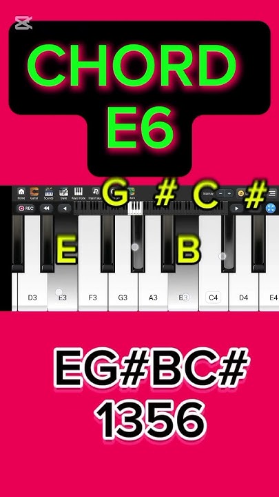 E6 CHORD ON PIANO FOR BEGINNERS|#piano#music #song#shorts #youtubeshorts - YouTube