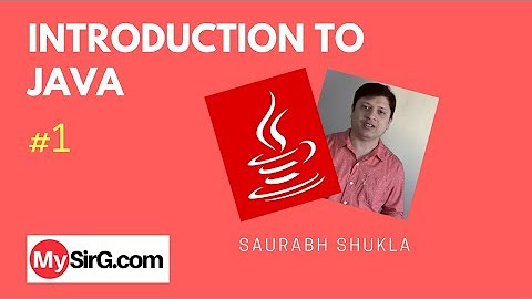 Java by Saurabh Shukla Sir - YouTube