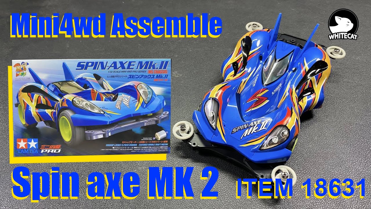 Mini4wd Assemble Spin axe MK 2 ITEM 18631 - YouTube