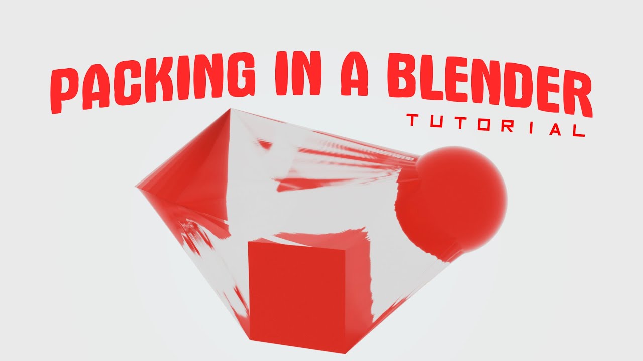 Wrapping (packing) objects in Blender Tutorial - YouTube