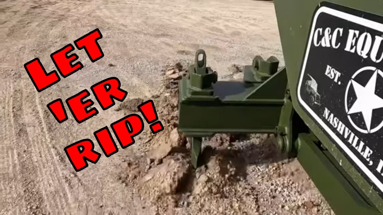 Well bought a ripper for the 850j, lets get it installed with help form ...