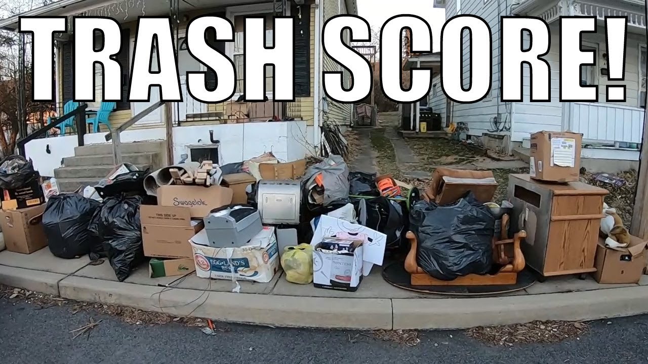 Trash Picking For Free Treasures it's FREEZING COLD - Garbage Picking ...