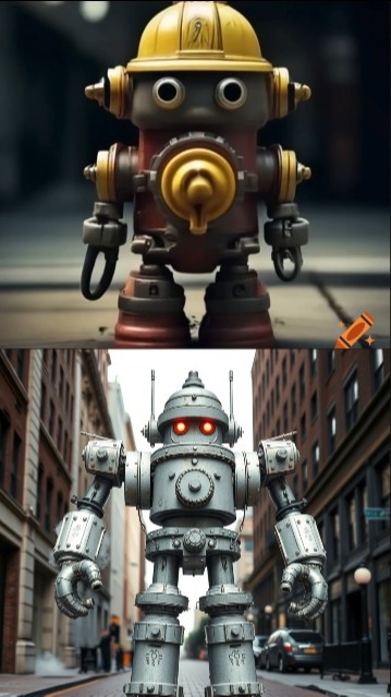 fire hydrant robot - YouTube