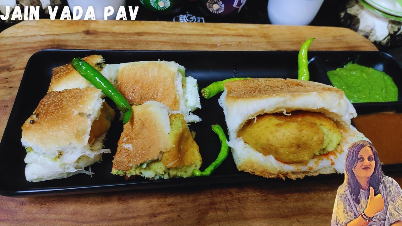 Jain Vada pav recipe 😋 ️ | जैन वडा पाव | No onion garlic jain recipe ...
