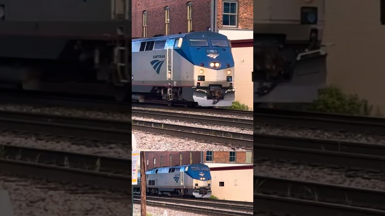 Amtrak Carolinian Train 79 New York - Charlotte at Elm Signal Greensboro NC #amtrak #train # ...