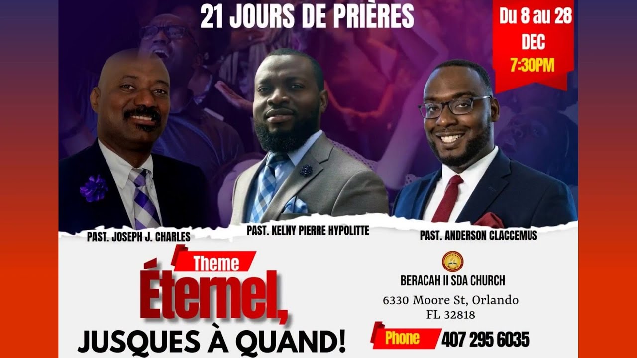 21 Jours De Prières | Past Yvens Melidor | 12-28-2024 - YouTube