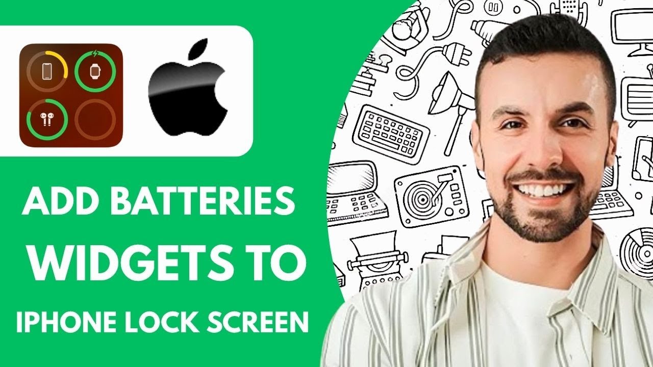 How to Add Batteries Widgets to iPhone Lock Screen (2025) - YouTube