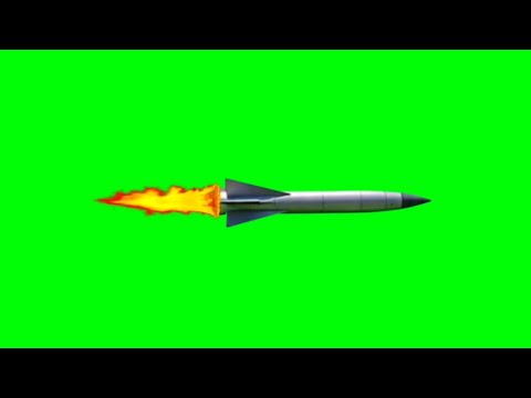 Missile Rocket Launch Green Screen | VFX Animation HD