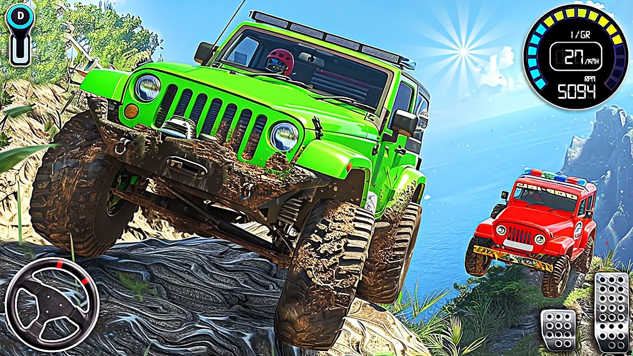 Uphill Mercedes G63 Driving Simulator - 4x4 Offroad Jeep Driver Game ...