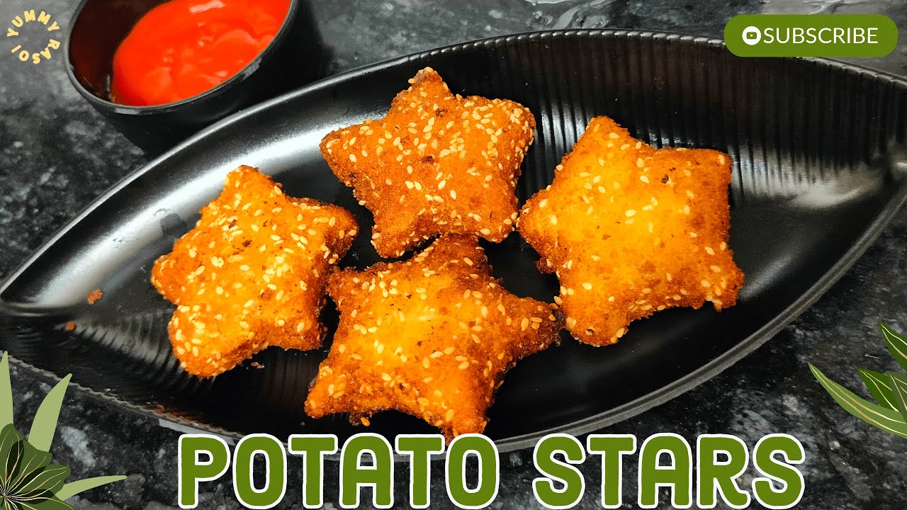 Potato Stars Recipe | आलू से बनाए चटपटा नास्ता | Crispy Potato Bread ...