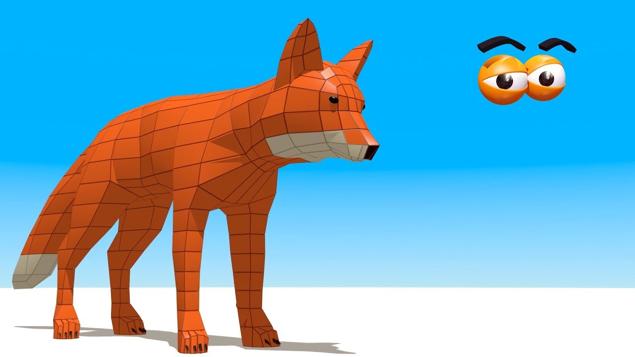 CUBE BUILDER for KIDS (HD) - Build a Fox for Children - AApV - YouTube