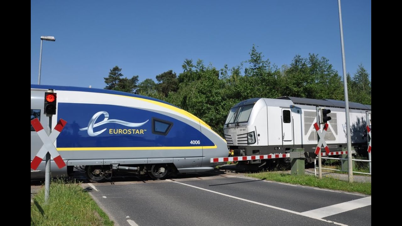 247 901 + Eurostar E320/Class 374 beim Siemens Testcenter in Wegberg ...