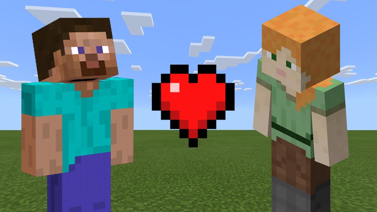 Steve Loves Alex 💗 Minecraft Compilation - YouTube