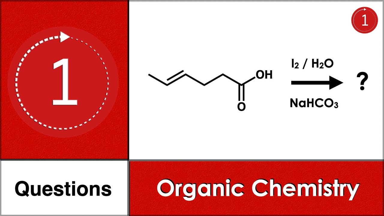 Cyclisation | Iodinium ion | Acyl cation Organic Chemistry Problem ...