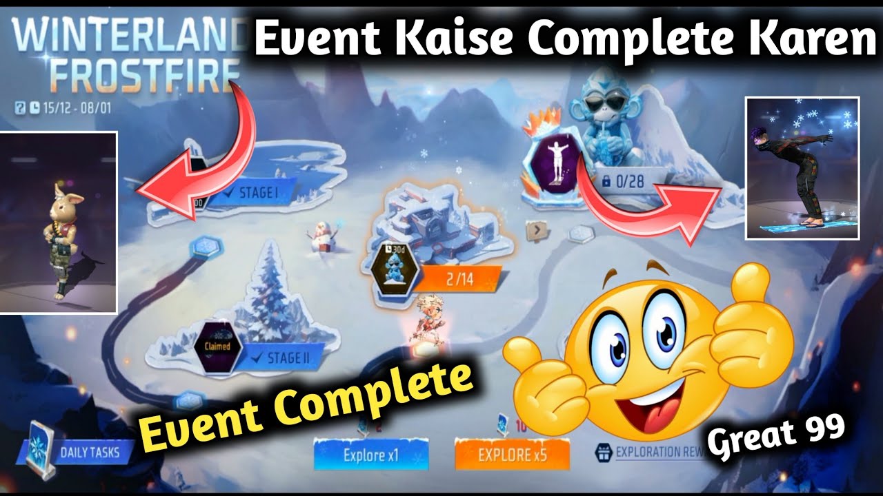 How to complete winterland event | Winterland Event Ko Kaise Complete ...