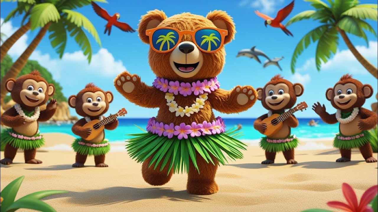 Kids Educational video | Tropical Island Learning Song| Sing & Dance ...