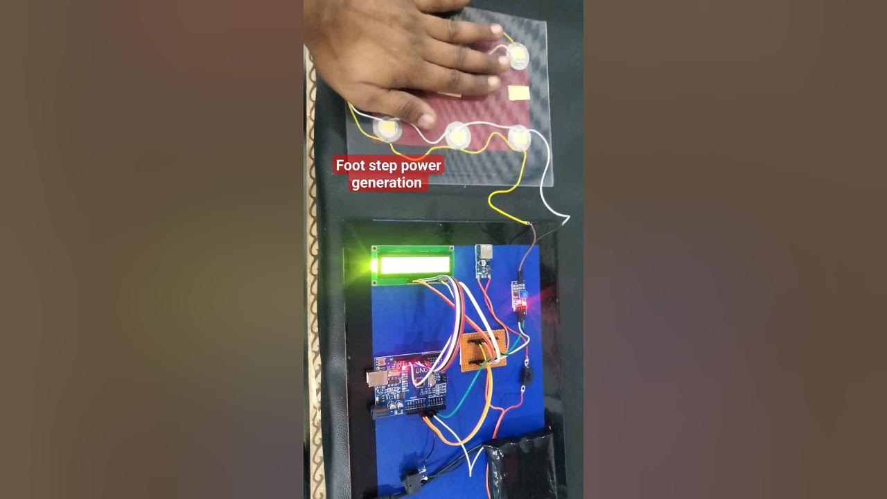 Foot step power generation system #footsteppower #freeenergy - YouTube