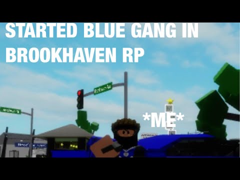 I STARTED A BLUE GANG IN BROOKHAVEN - YouTube