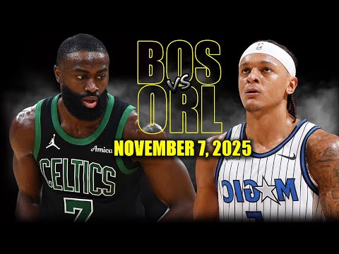 Boston Celtics vs Orlando Magic Full Game Highlights - November 7, 2025 | NBA Season
